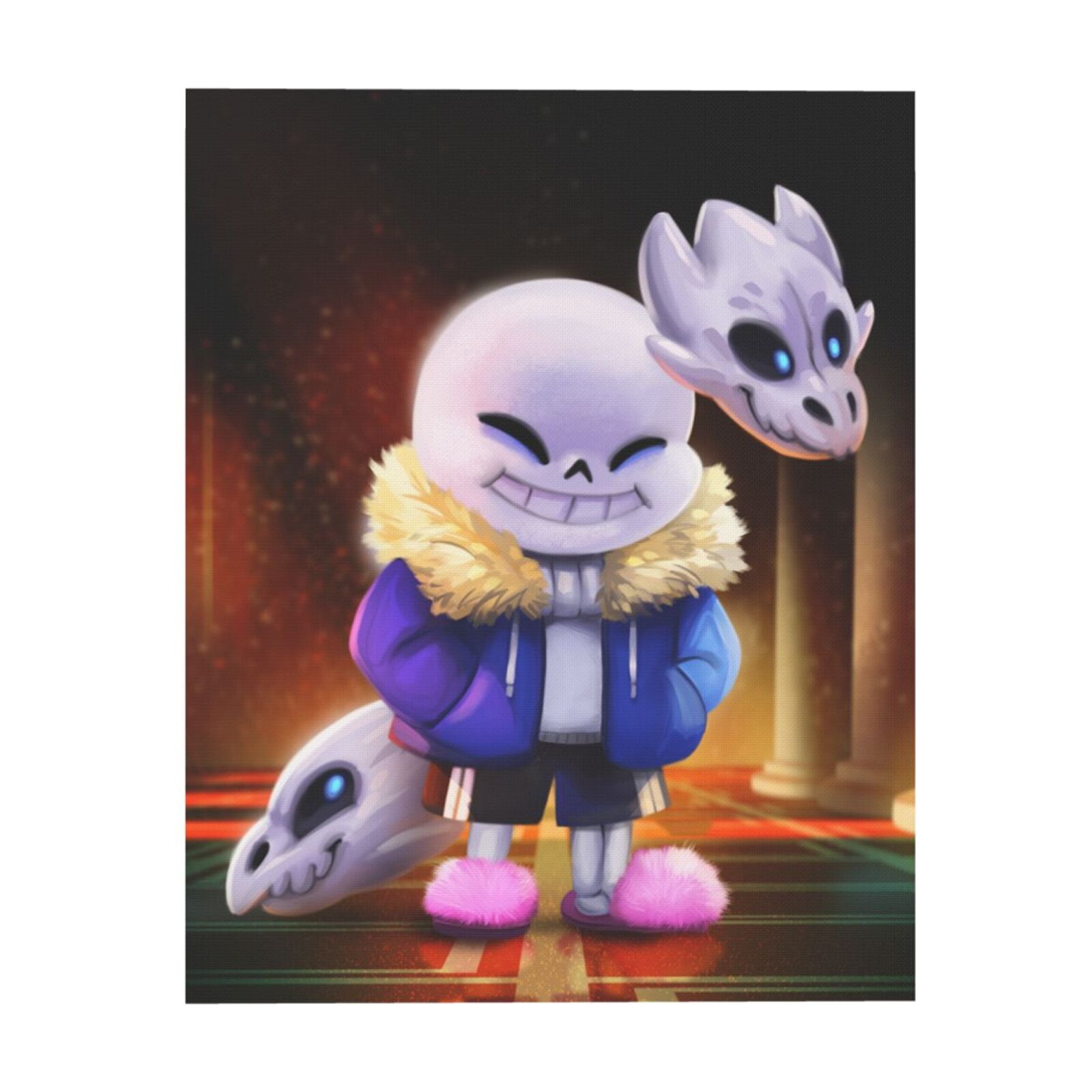 Cartoon Sans Undertale Canvas Decorative Poster Gift Art Picture ...