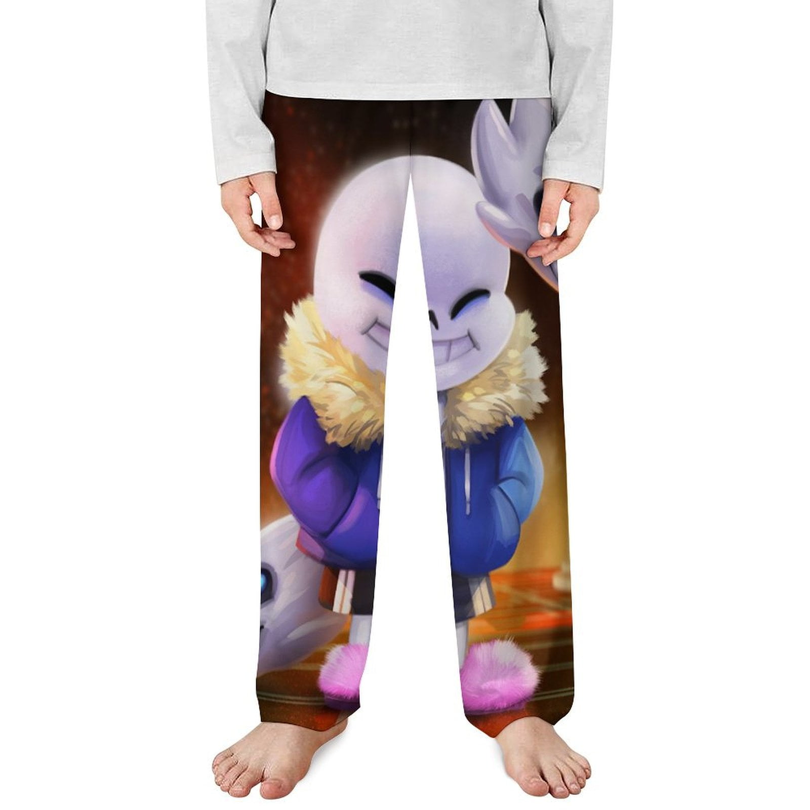 Cartoon Sans Undertale Children's Pajamas Cozy Lounge Straight Leg ...