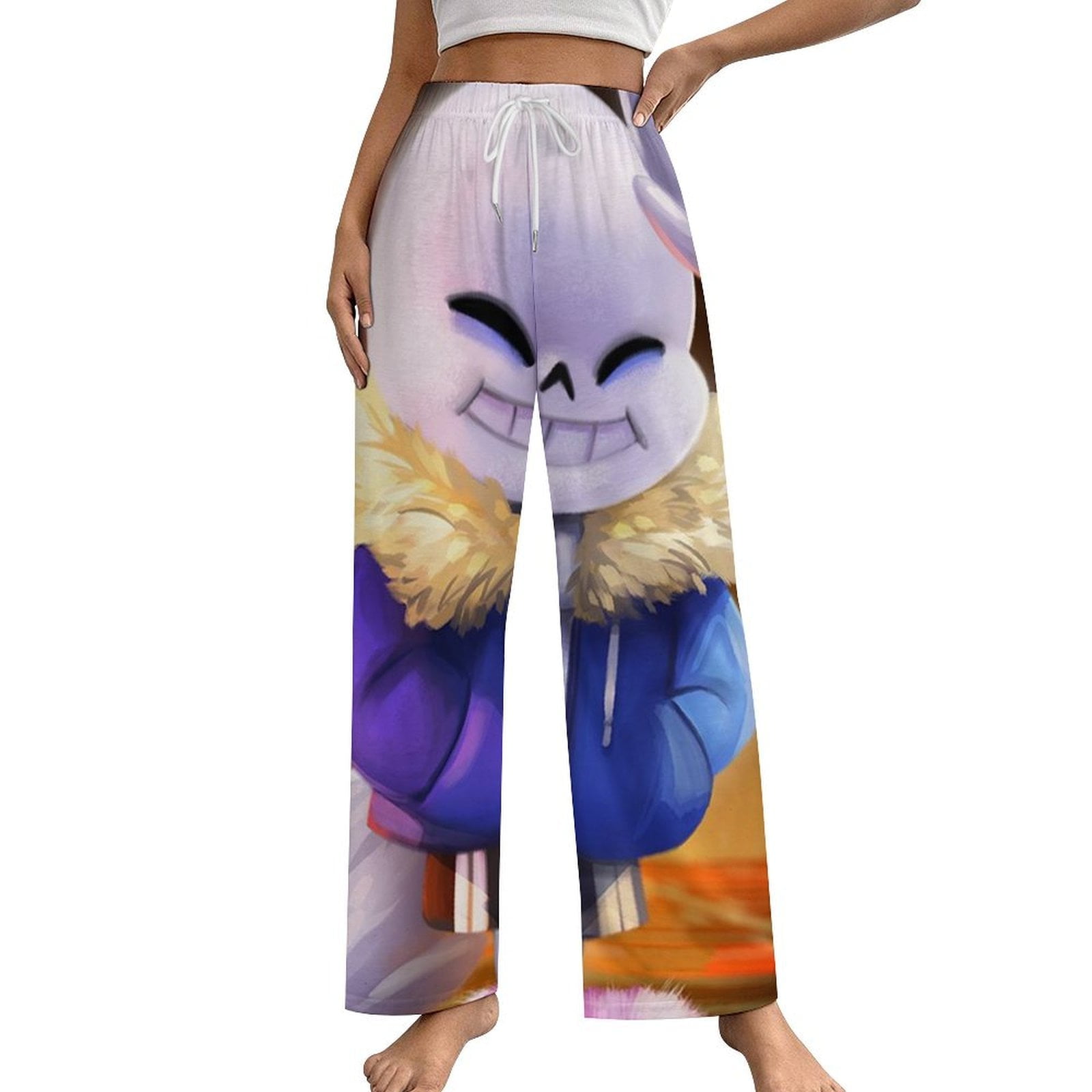 Cartoon Sans Undertale Home Pajama Pants For Womens Comfortable Soft ...