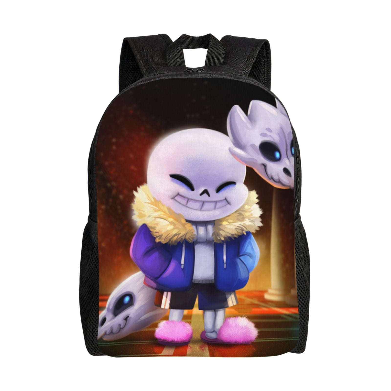 Cartoon Sans Undertale Unisex Backpack Laptop Daypack Adjustable ...