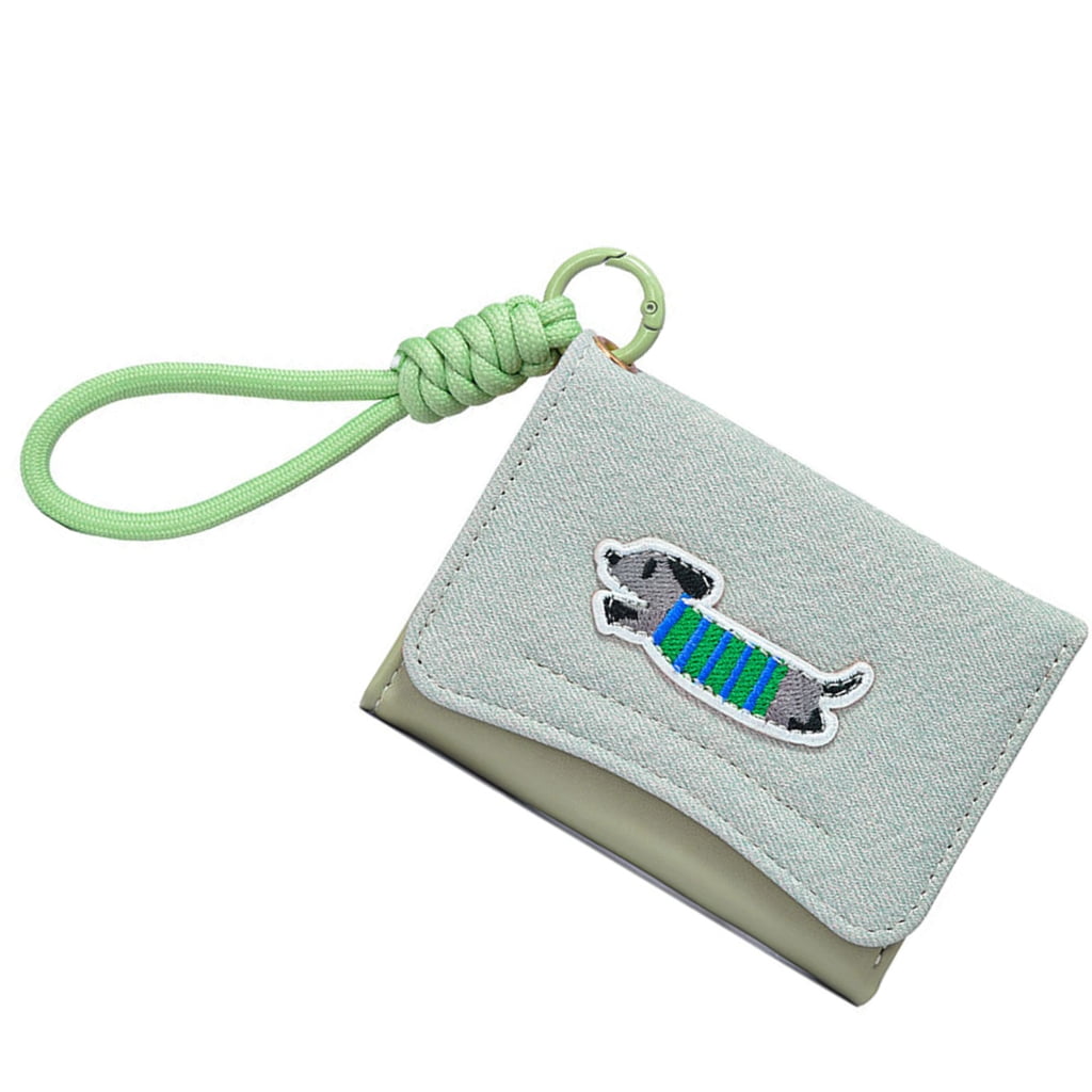 Cartoon Sausage Dog Wallets Coin Bags Card Holder PU Coin Purse Korean ...