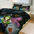 Cartoon Scary Luigi's Mansion 3 Pieces Bedding Sets Double Sided ...