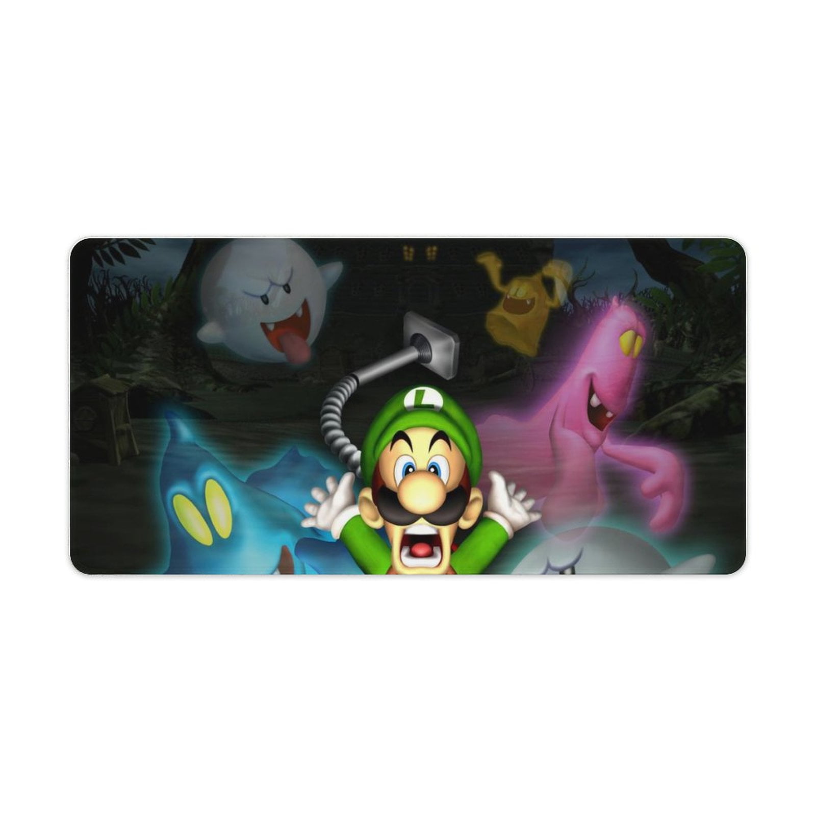 Cartoon Scary Luigi's Mansion Extended Gaming Mouse Pad No-sliped Large ...