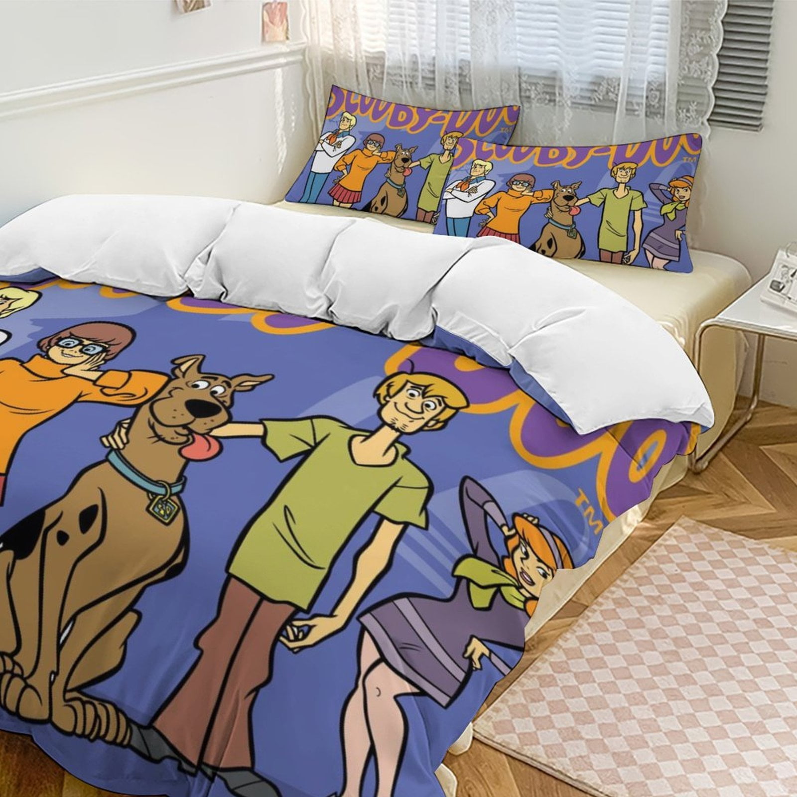 Cartoon Scooby Doo 3 Pieces Bedding Set Soft Comforter Sets Decoration ...