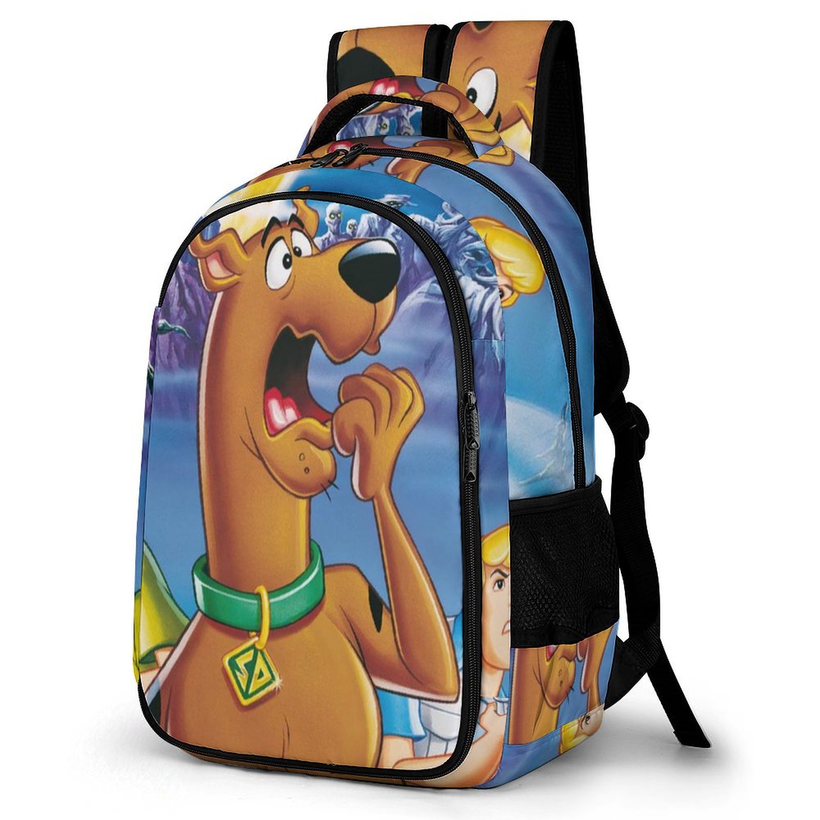 Cartoon Scooby Doo Backpack Multipurpose Daypack Large Capacity Student ...