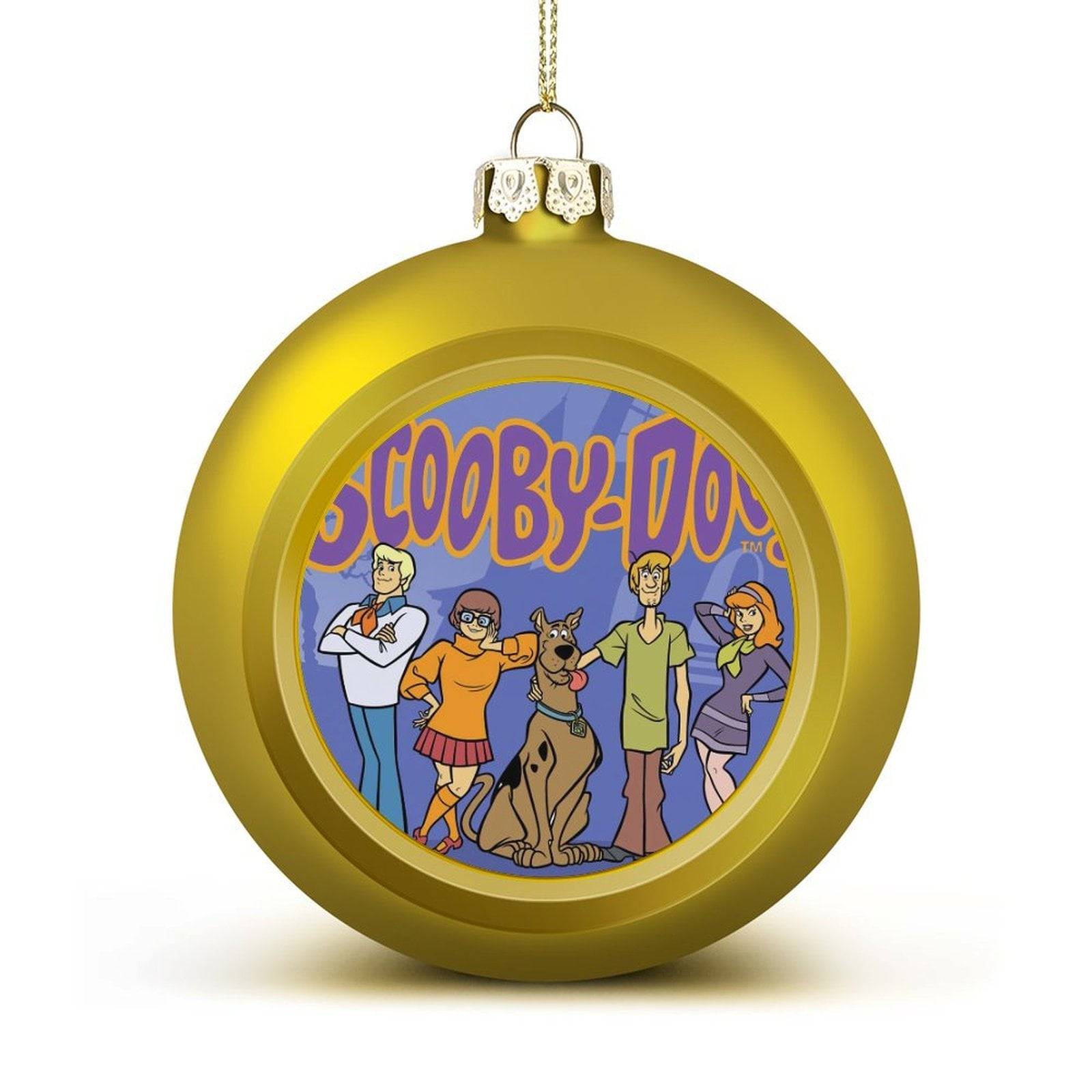 Cartoon Scooby Doo Christmas Balls Decoration Xmas Gift Sparkling ...