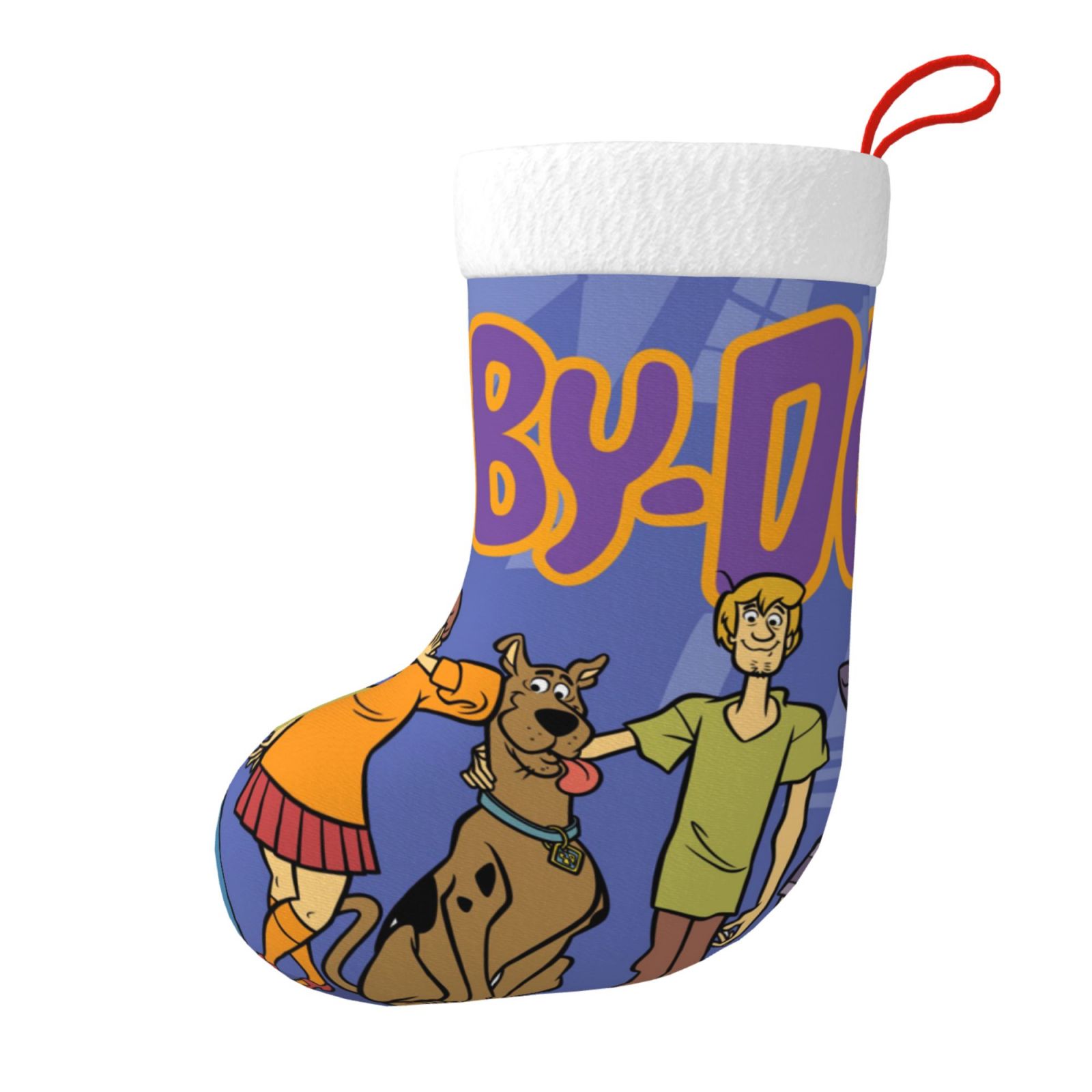 Cartoon Scooby Doo Christmas Stocking Fireplace Hanging Stocking ...