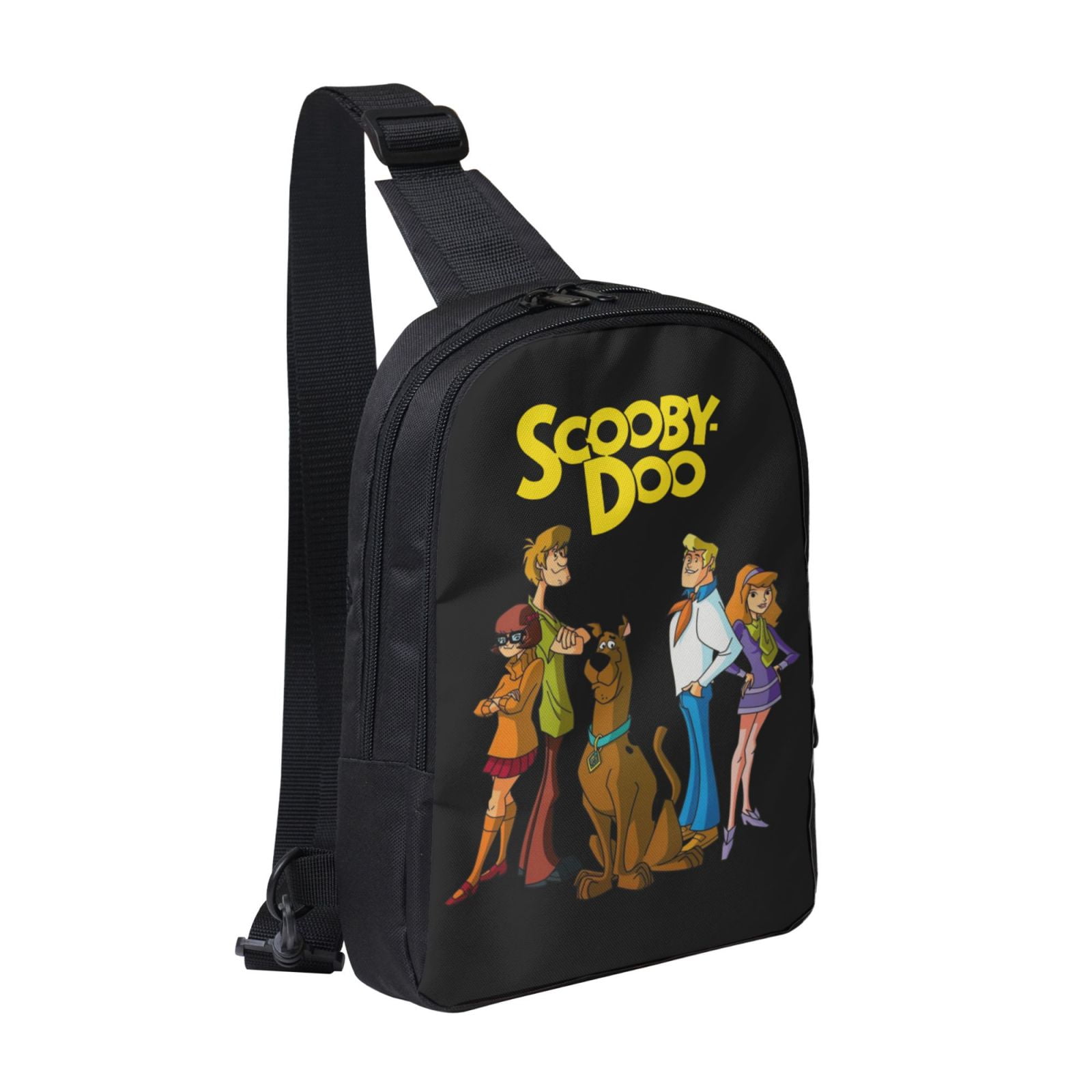 Cartoon Scooby-Doo Double-Layer Crossbody Chest Bag, Portable Chest Bag ...