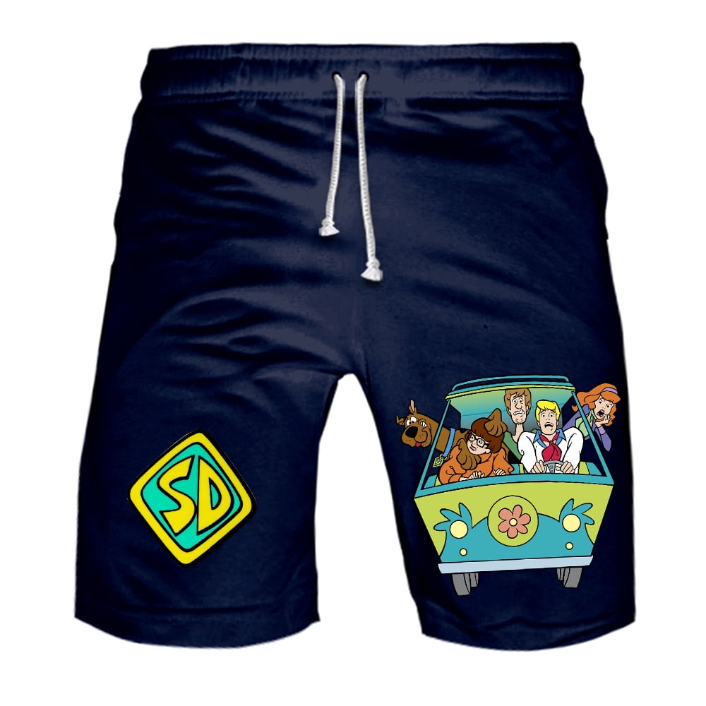 Cartoon Scooby Doo Merch Sweatshorts Women Men's Running Shorts Funny ...