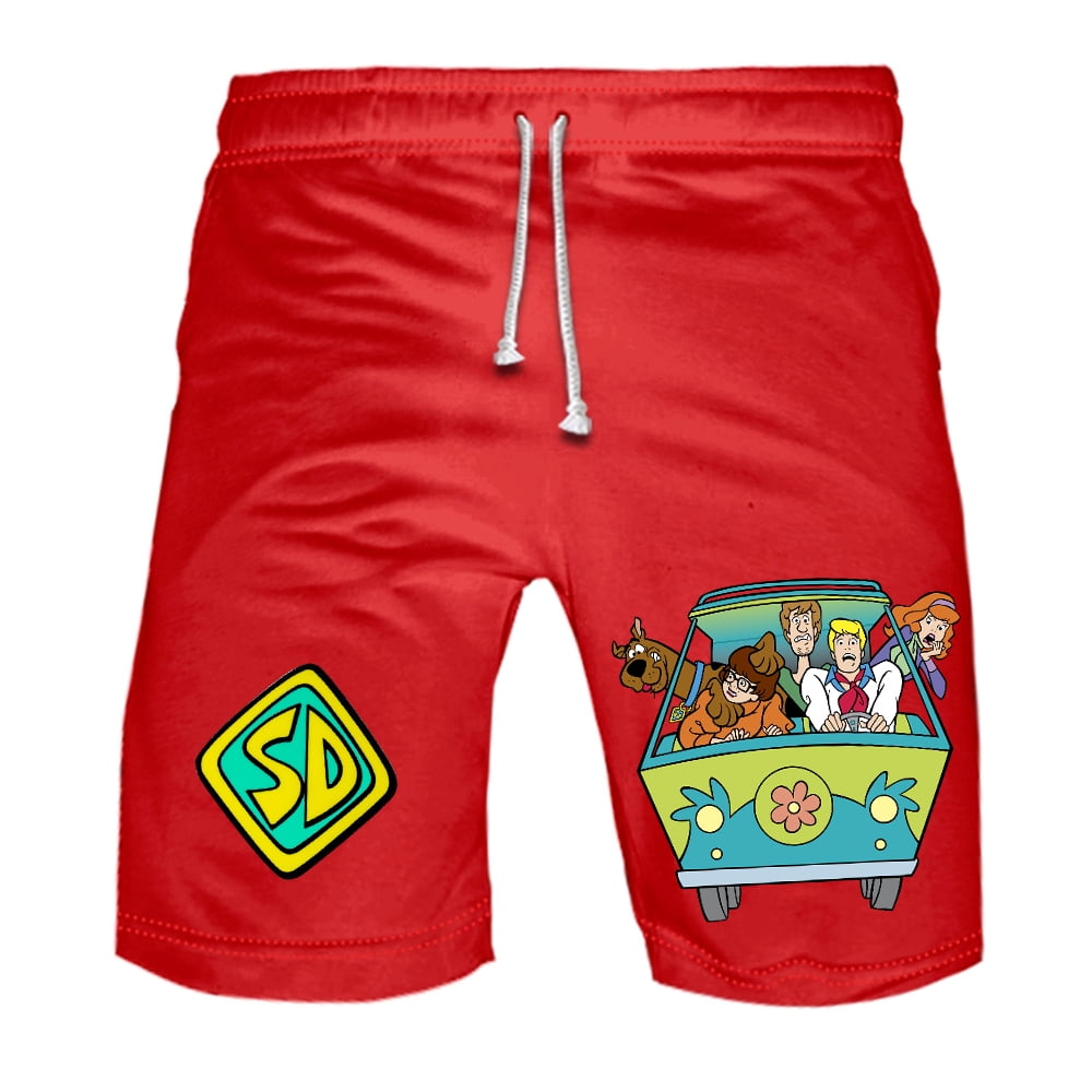 Cartoon Scooby Doo Merch Sweatshorts Women Men's Running Shorts Funny ...
