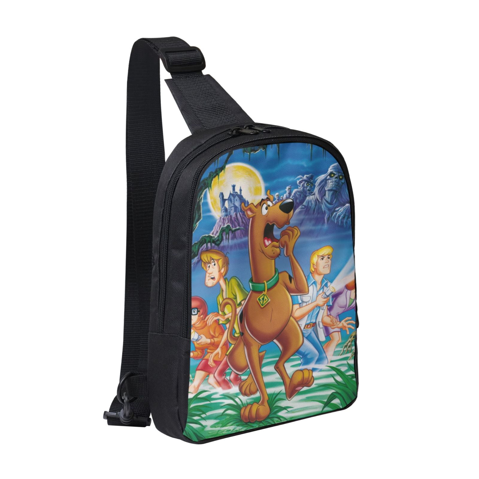 Cartoon Scooby Doo Sling Bag For Women And Men Crossbody Backpack Chest ...