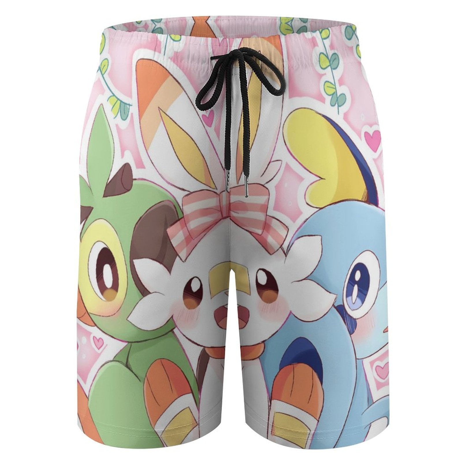 Cartoon Scor-bun-ny Boys Swim Trunks with Pocket Quick Dry Swimwear ...