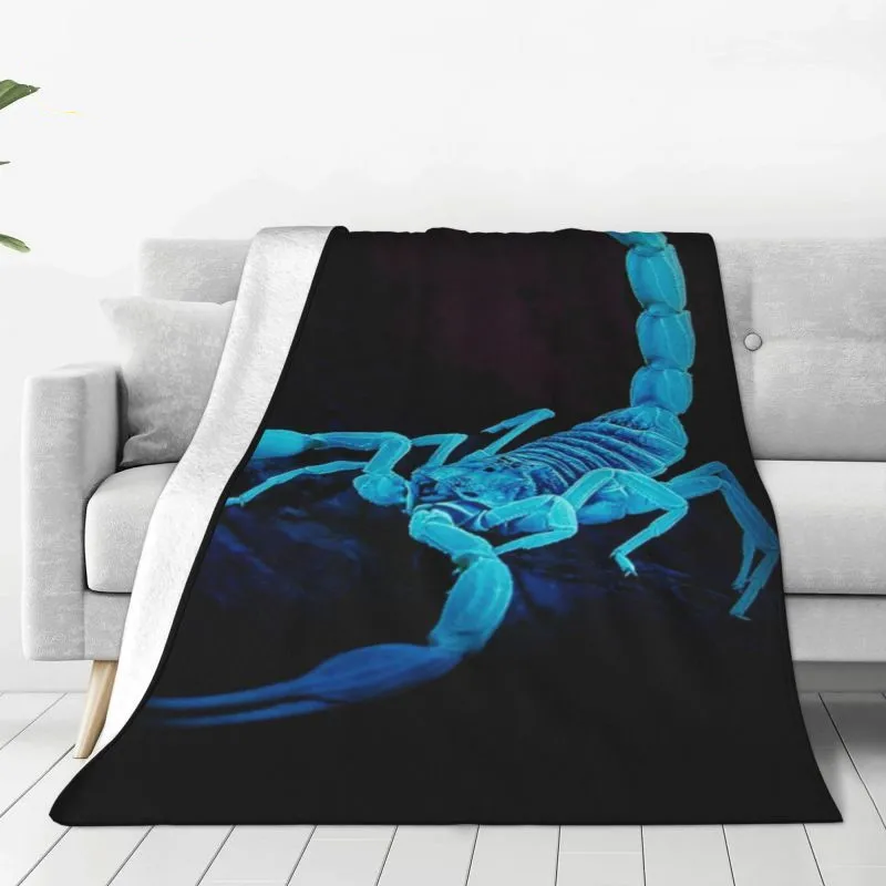 Cartoon Scorpion tellation Theme Flannel Throw Blanket Super Soft ...