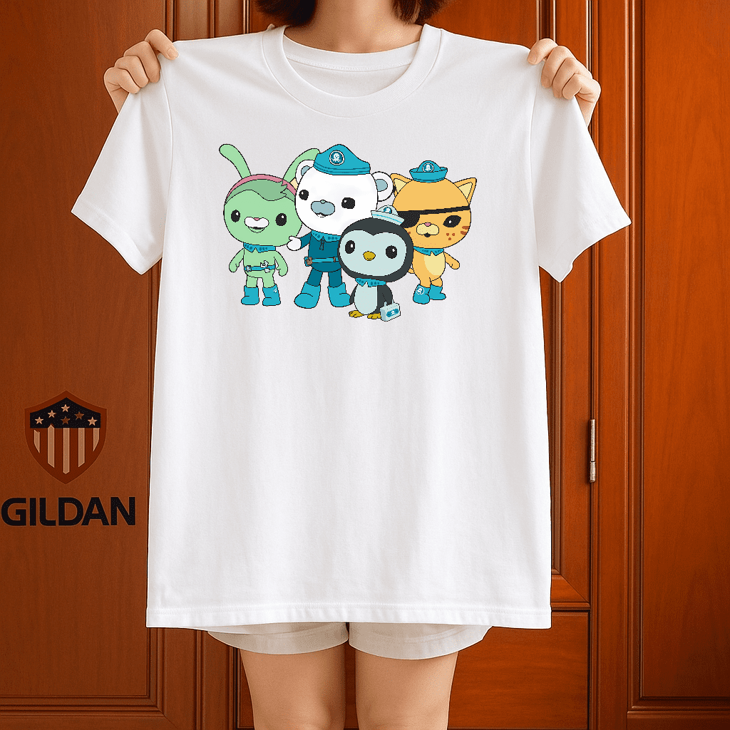 Cartoon Sea Rescue Crew Team Fan Art Graphic Tee Shirt Apparel ...