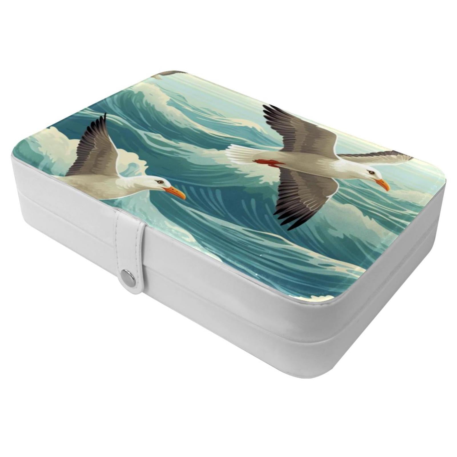 Cartoon Seagull Travel Jewelry Box - Your Portable Treasure Chest for ...