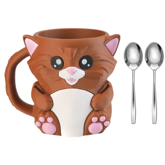 Cartoon Shape Ice Cream Cup Sleeve Holder with Antifreeze Handle And ...