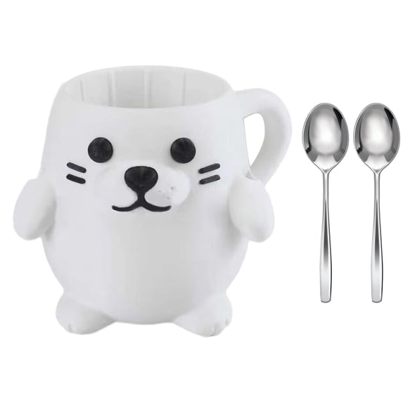 Cartoon Shape Ice Cream Cup Sleeve Holder with Antifreeze Handle And ...