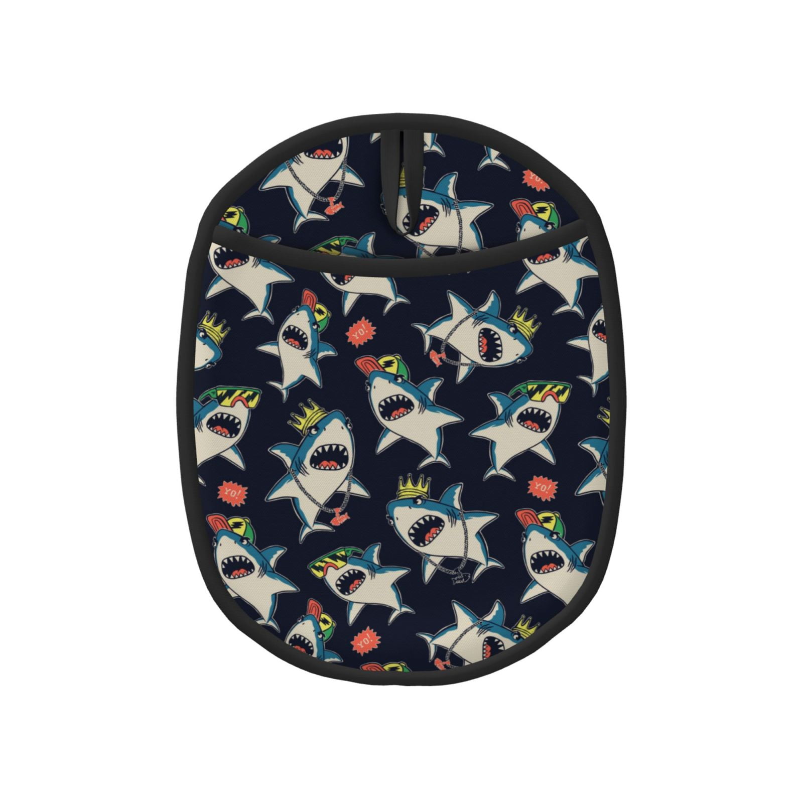 Cartoon Sharks Pot Holders for Kitchen - Heat Resistant Oven Mitts Hot ...