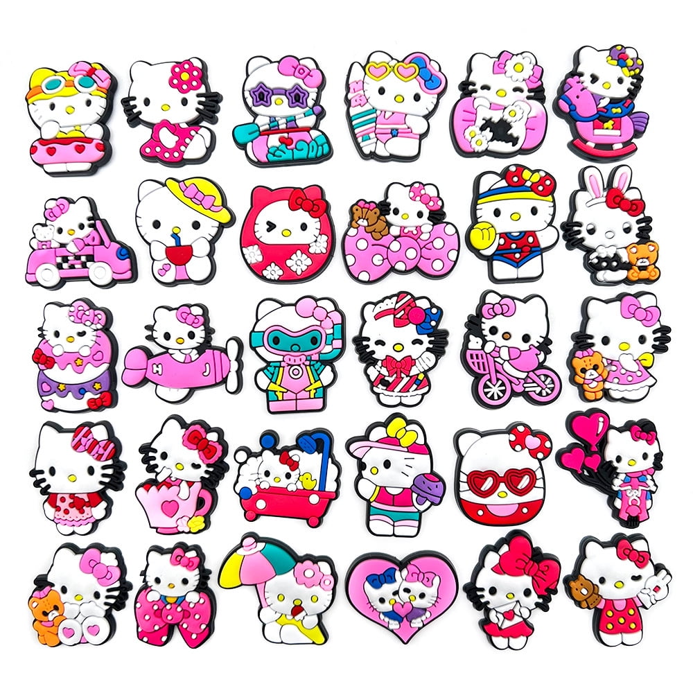 Cartoon Shoe Charms - Cute Flower Buckles, PVC Decorations for Shoes ...