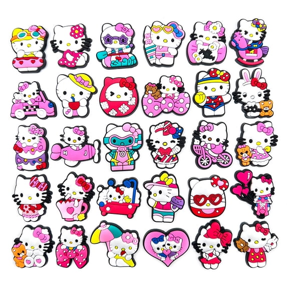 Cartoon Shoe Charms - Cute Flower Buckles, PVC Decorations for Shoes ...