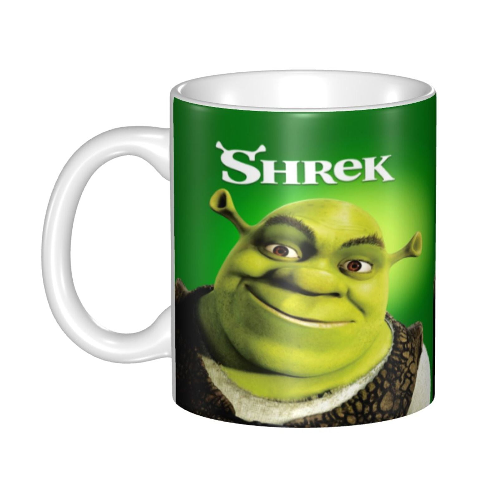 Cartoon Shrek Coffee Mugs Eco-Friendly Ceramic Mugs Tea Cups For Office ...