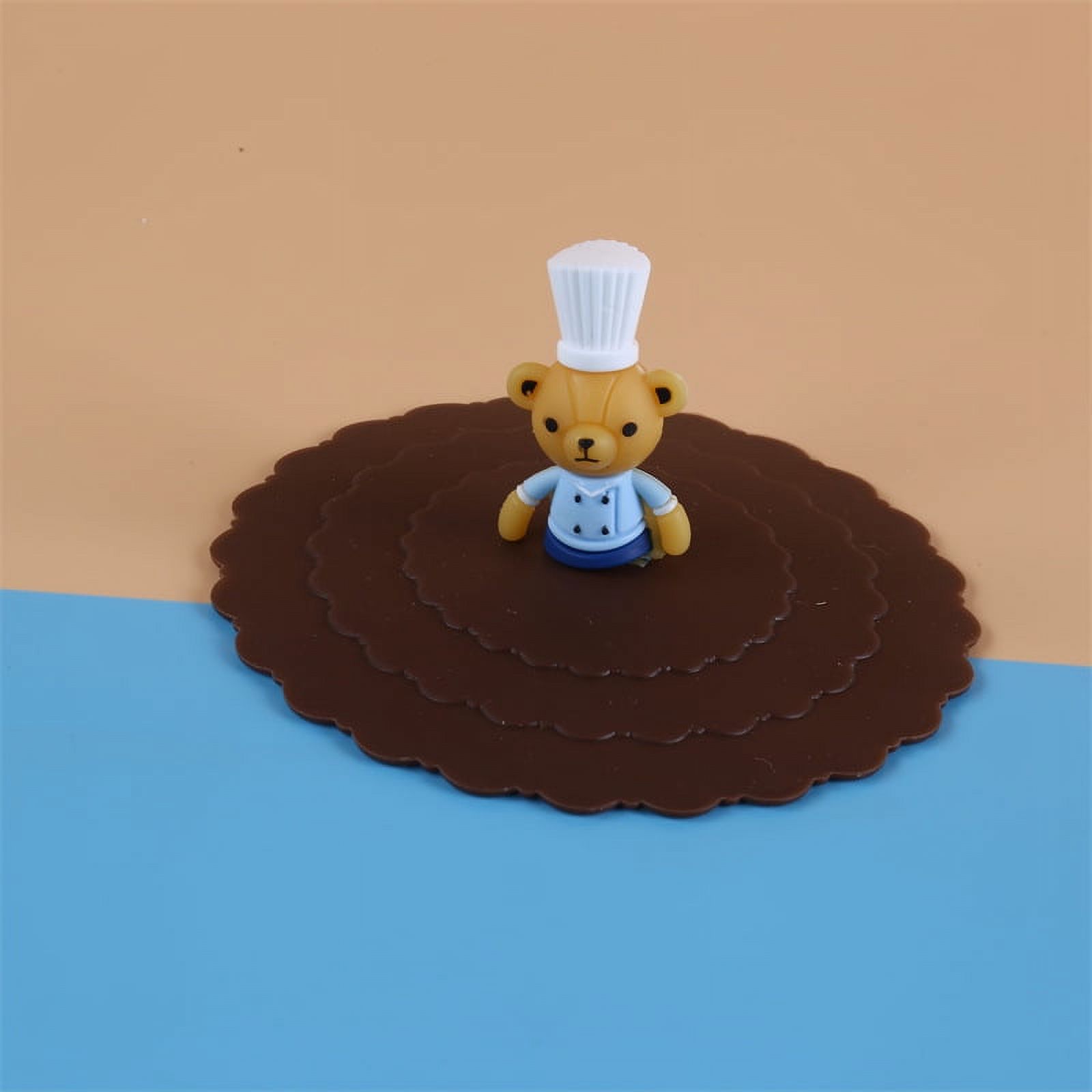 Cartoon Silicone Cup Lids Anti-dust Airtight Seal Mug Bowl Cover Glas ...