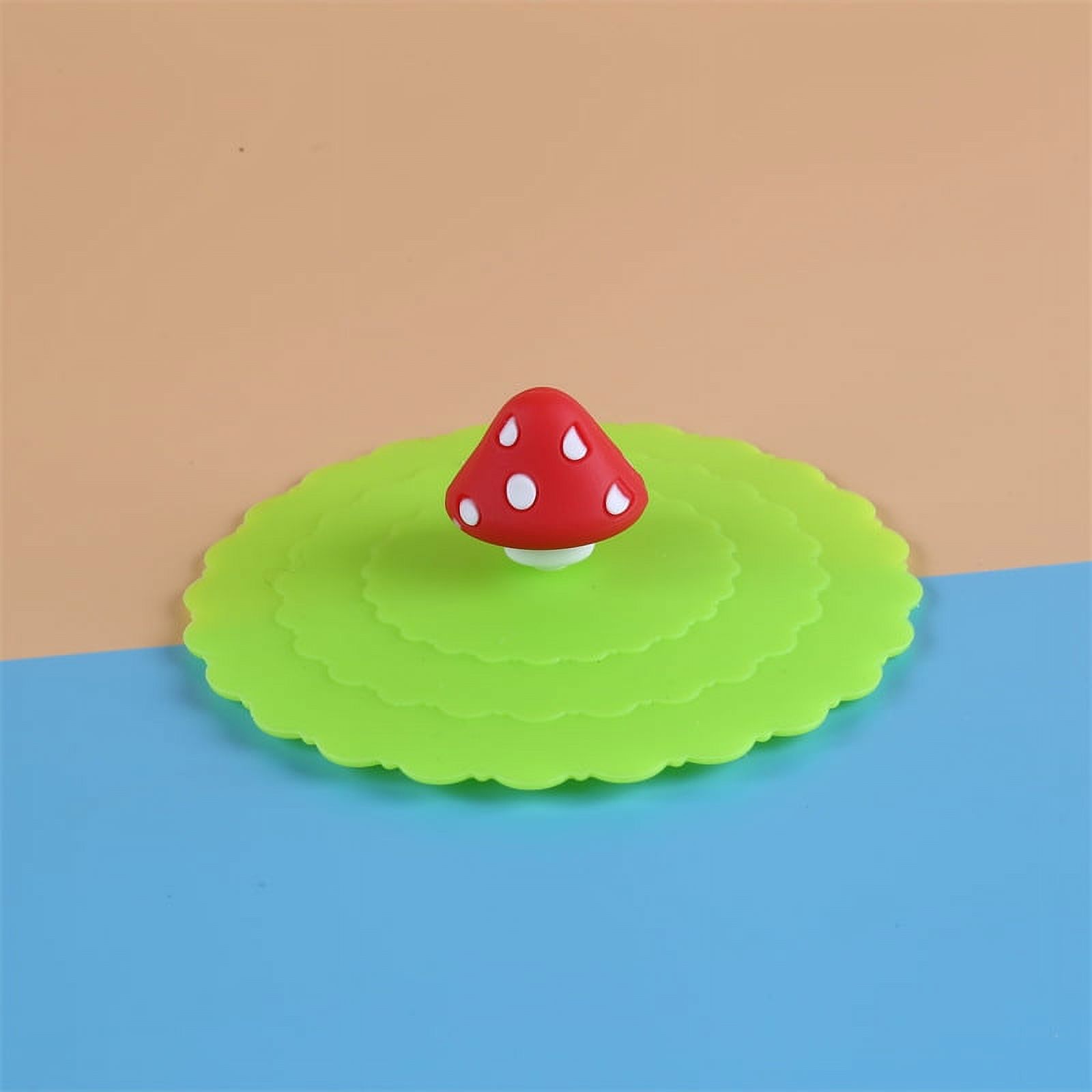 Cartoon Silicone Cup Lids Anti-dust Airtight Seal Mug Bowl Cover Glas ...