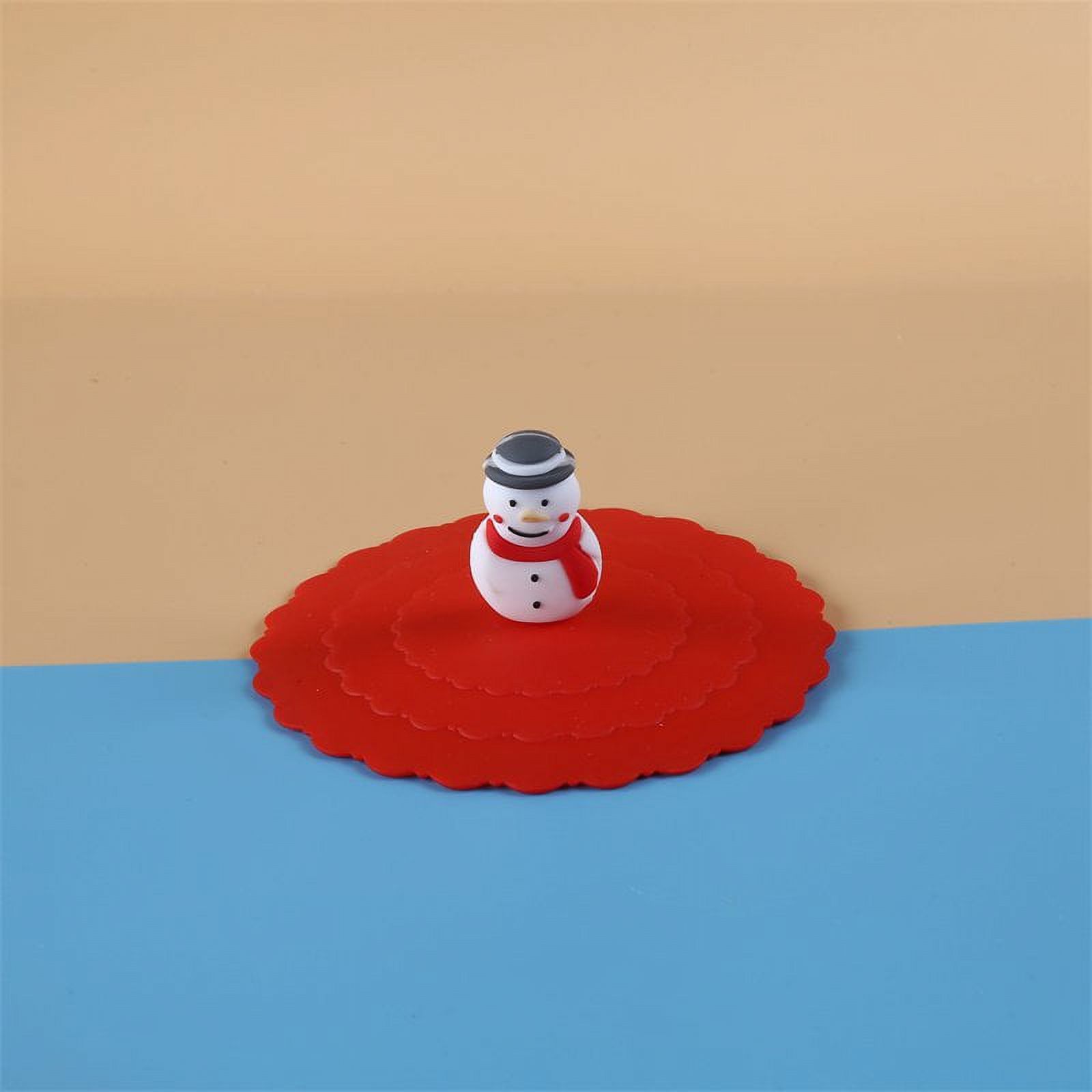 Cartoon Silicone Cup Lids Anti-dust Airtight Seal Mug Bowl Cover Glas ...