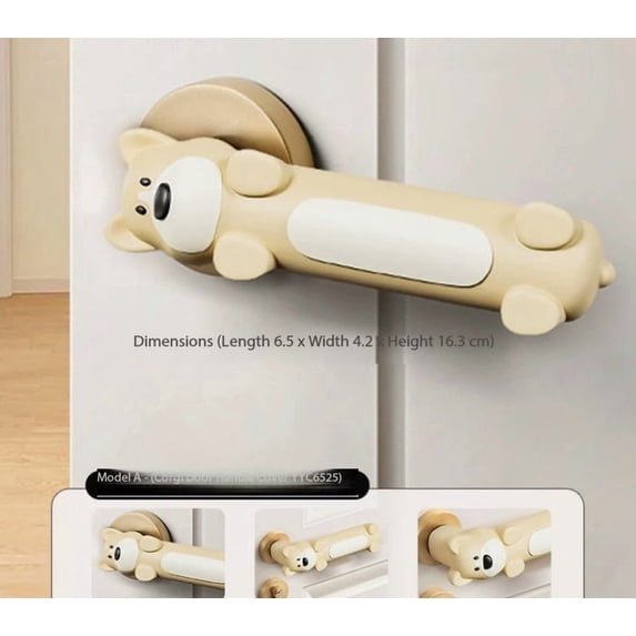 Cartoon Silicone Door Wedge Stopper - Silent Anti-Collision Wall ...