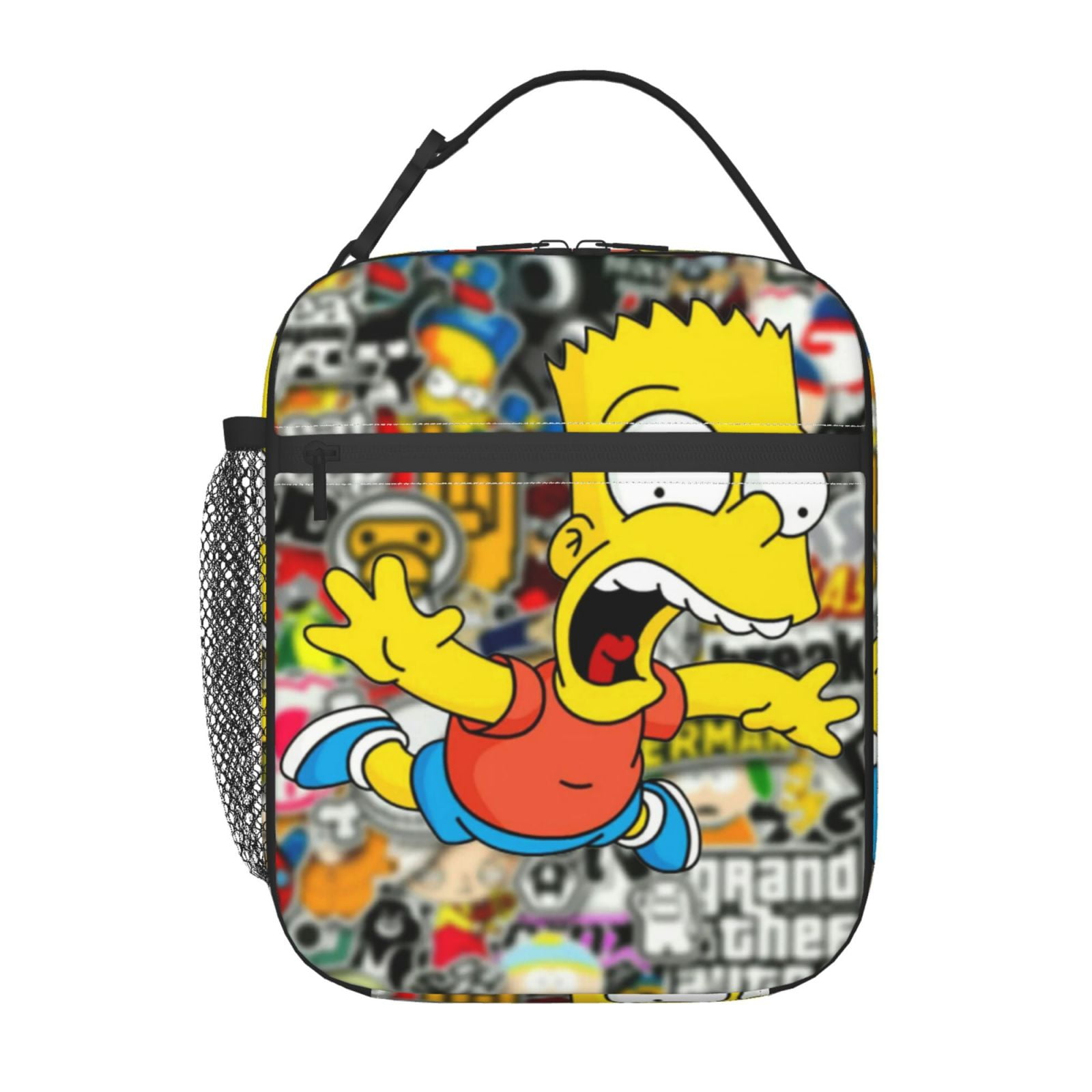 Cartoon Simpson Lunch Bag for Men/Women, Reusable Lunchbox for Adult ...