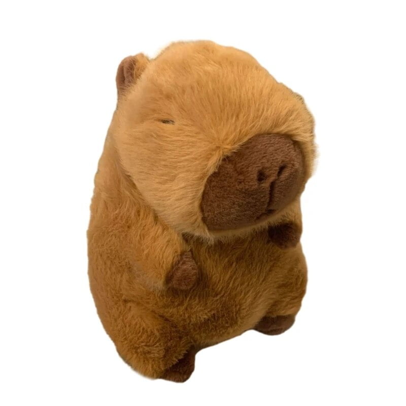 Cartoon Sitting Capybara Plush for Toddler Appease Cartoon Stuffed Toy ...