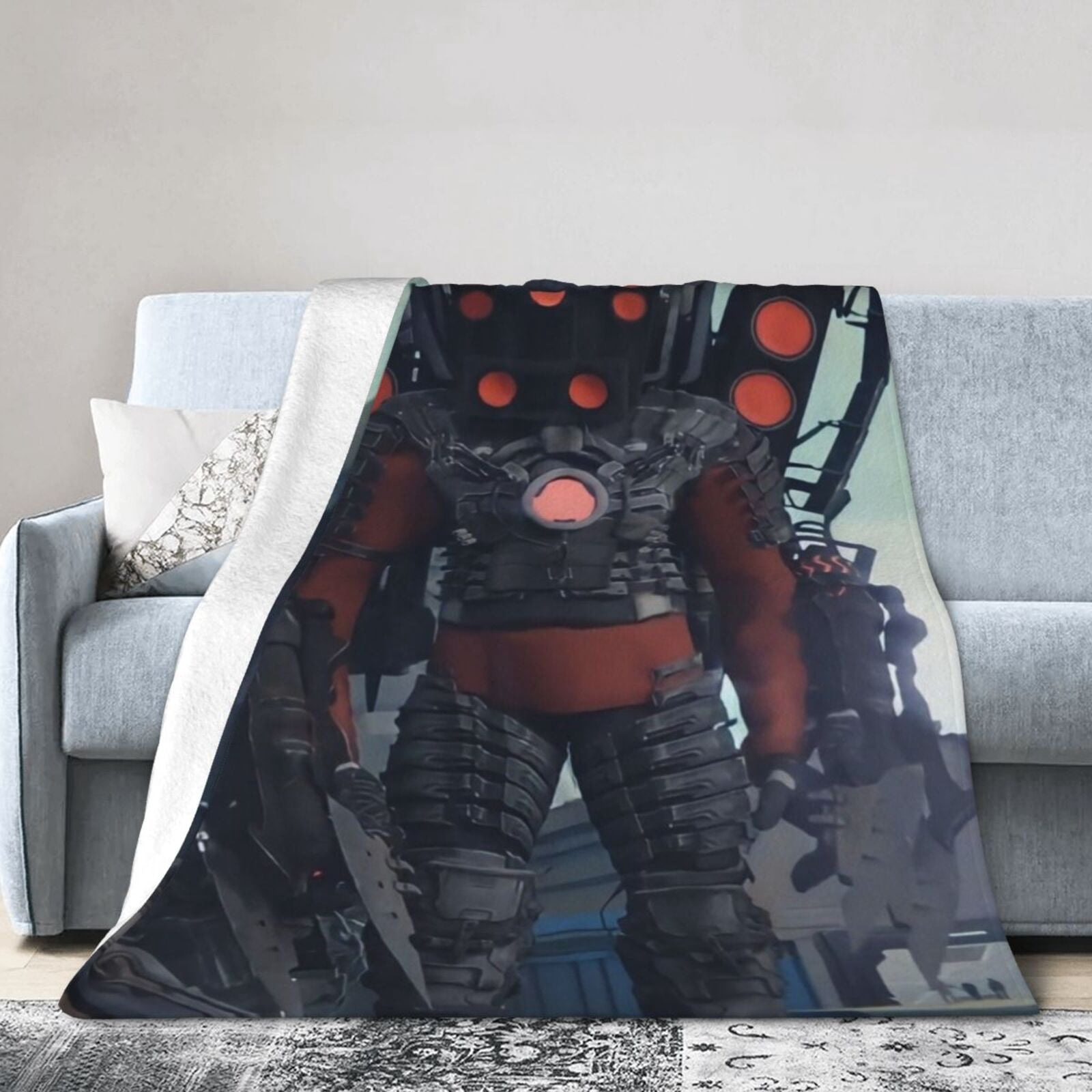 Cartoon Skibidi Toilet Blanket Anime 3d Print Throw Blanket Ultra-Soft ...