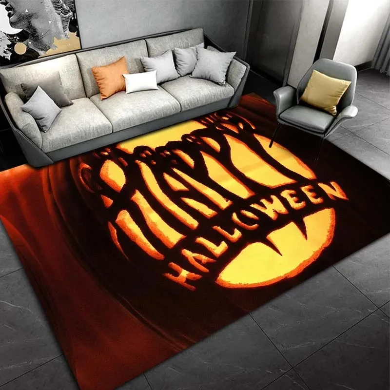 Cartoon Skull Halloween Carpet for Living Room Hallway Home r Coffee ...