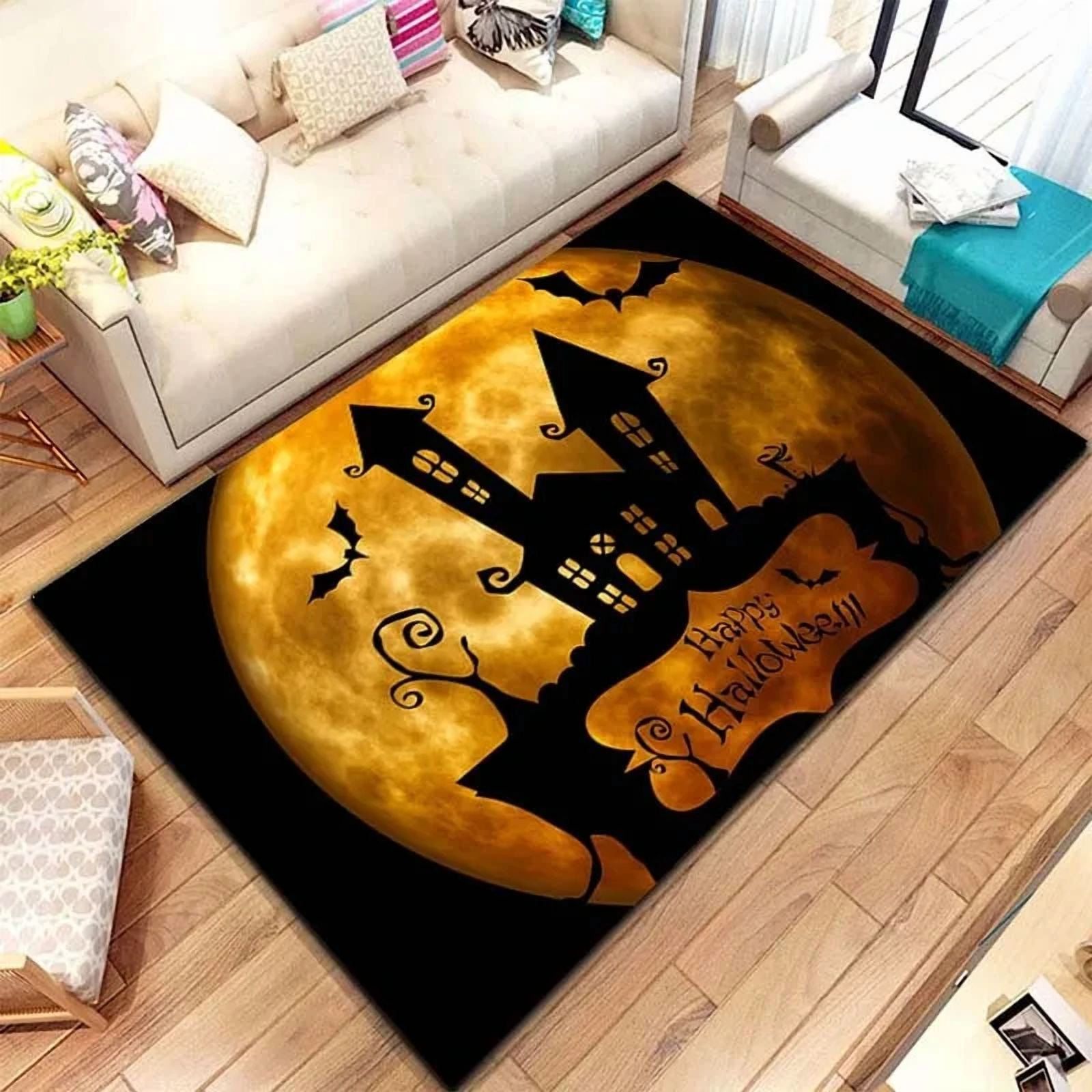 Cartoon Skull Halloween Carpet for Living Room Hallway Home r Coffee ...