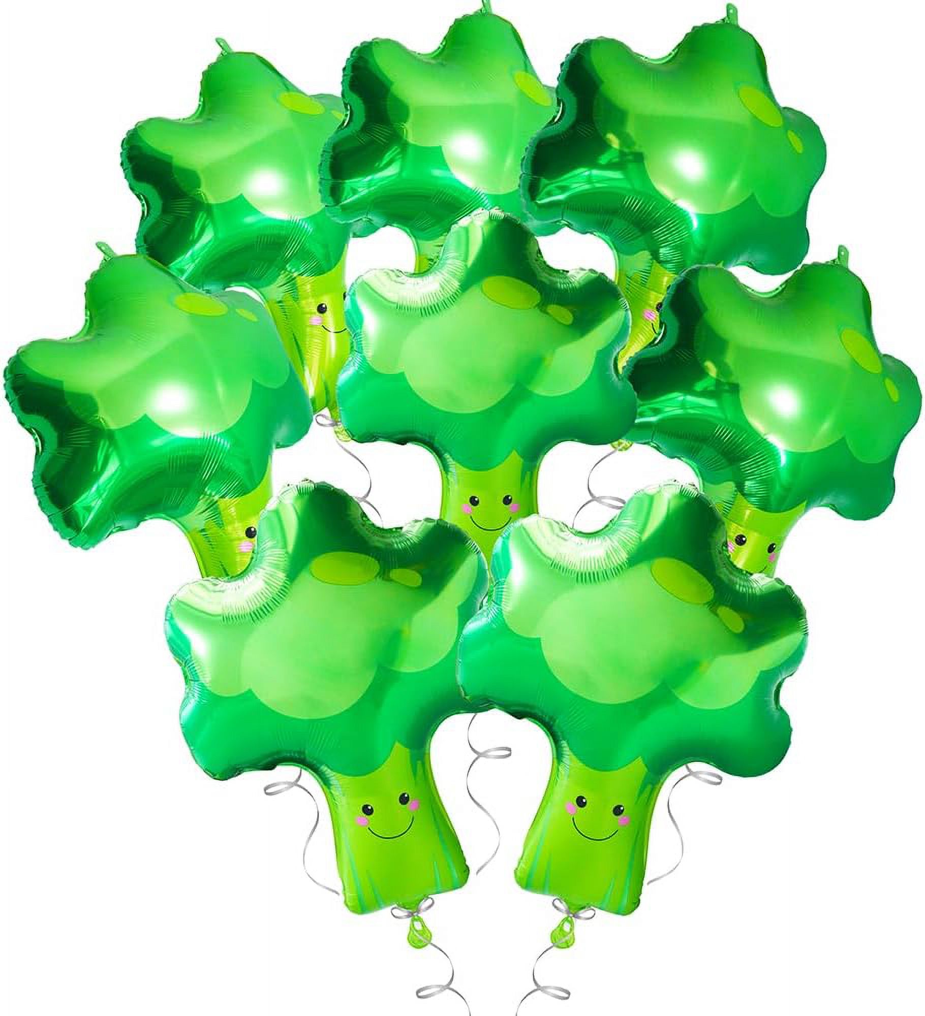 Cartoon Smile Broccoli Balloon Garden Farmer's Market Veggie Farm Party ...