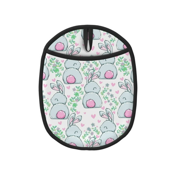 Cartoon Smiling Cute Rabbit Flower Pot Holders for Kitchen - Heat ...