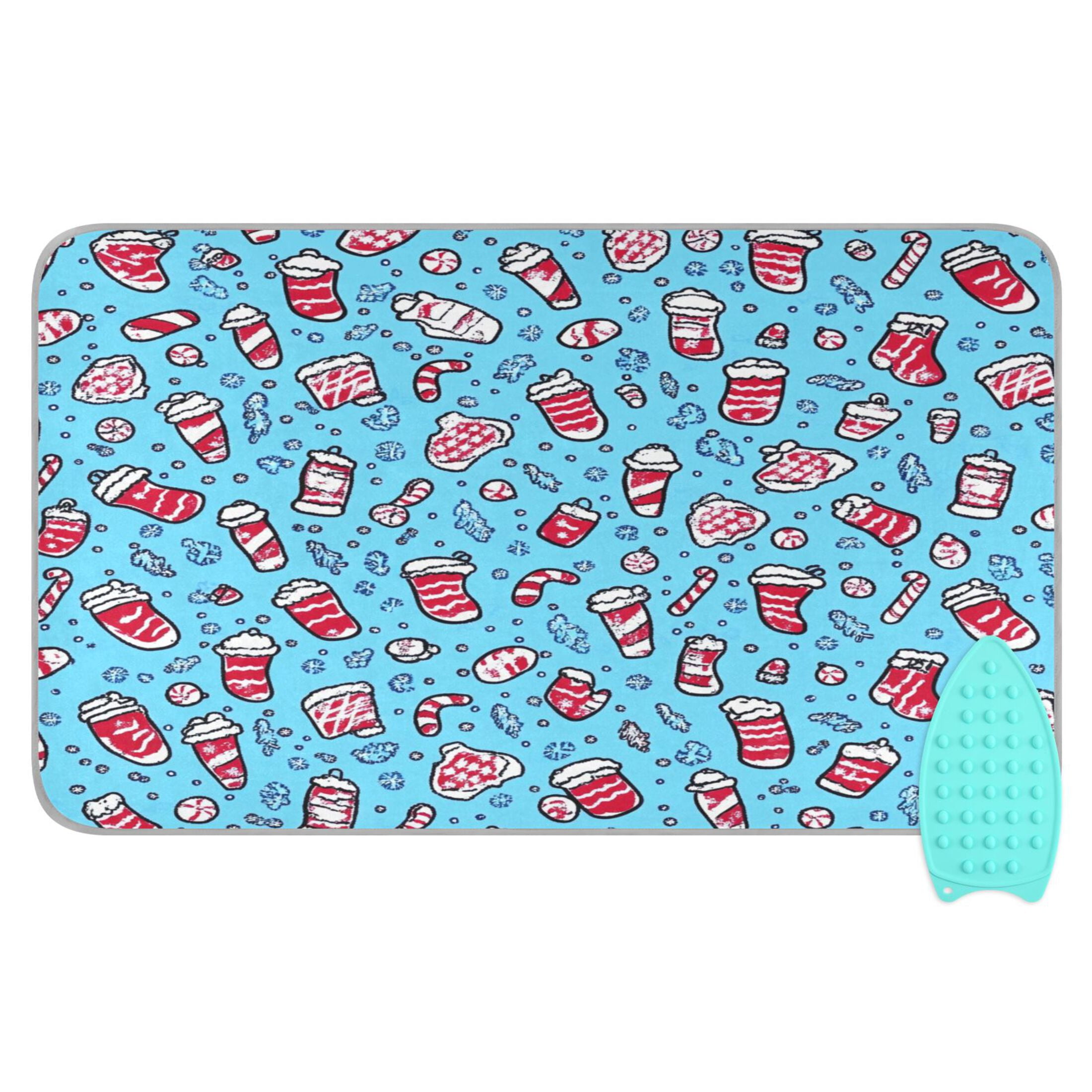 Cartoon Snack Pattern Design Portable Ironing Mat, Heat-Resistant, Dual ...