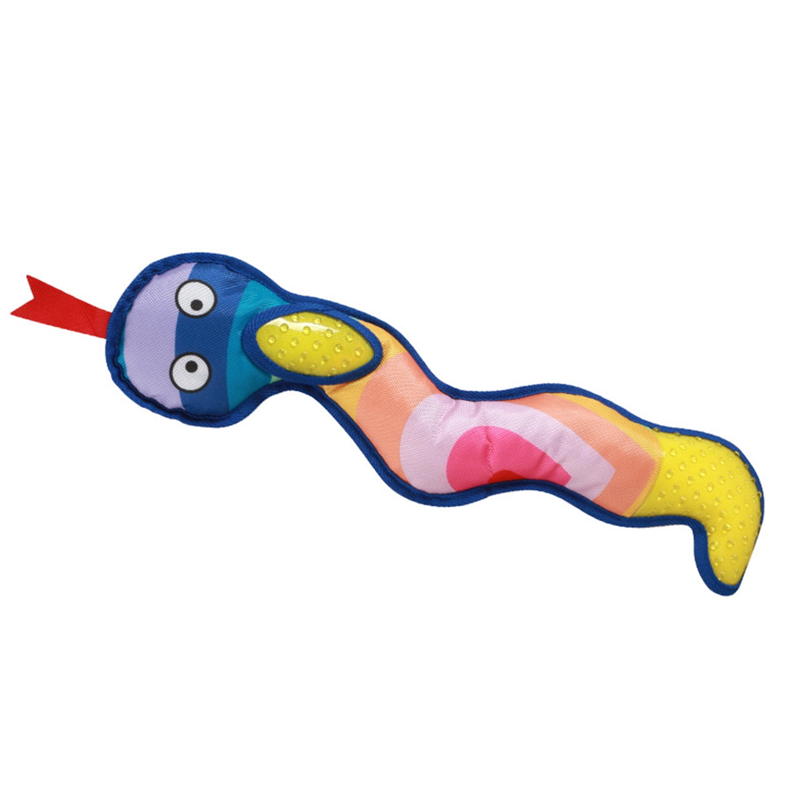 Cartoon Snake-Shaped Pet Squeaky Toy - Bite-Resistant - Soft - Puppy ...