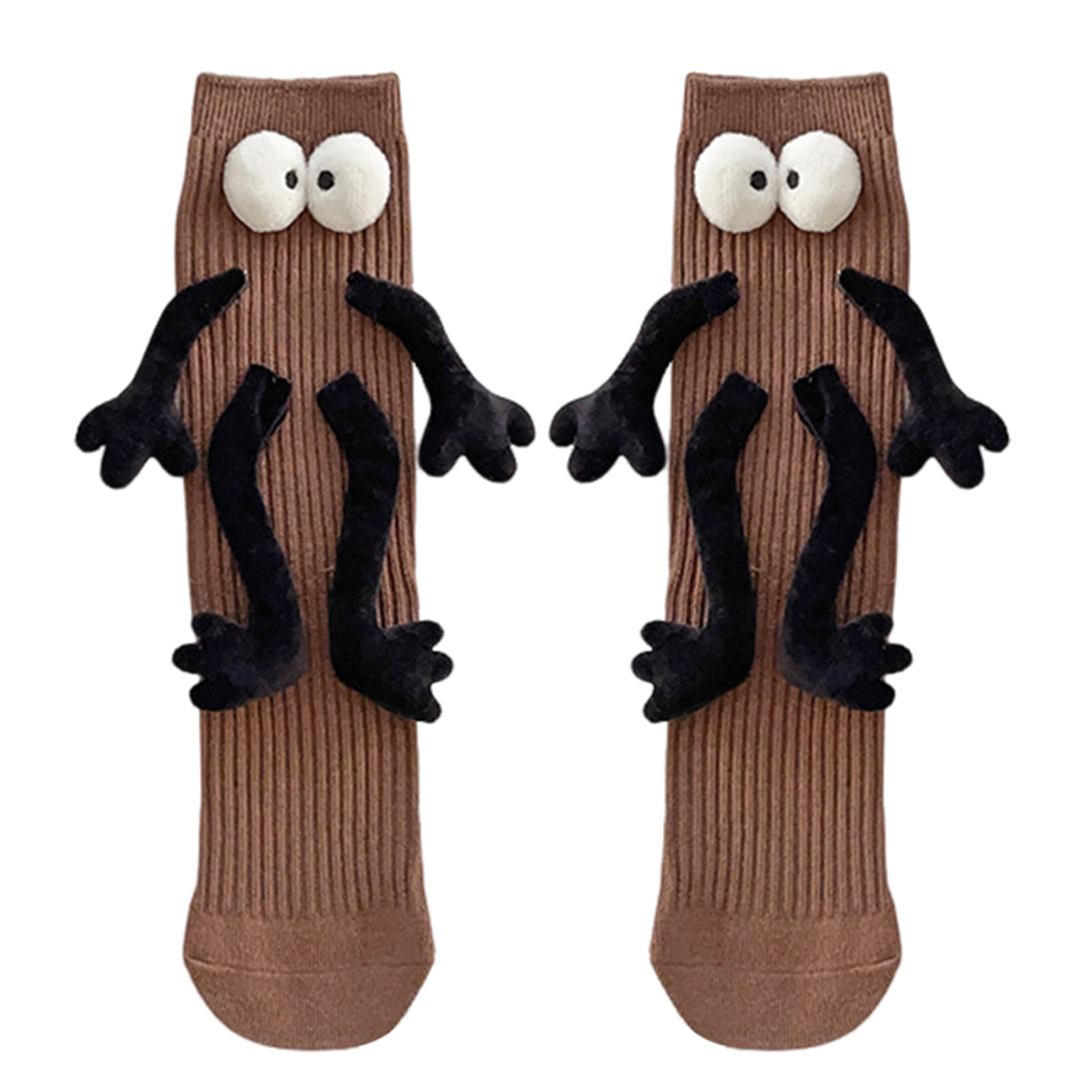 Cartoon Socks 1 Pair Holding Hands Socks with 3d Super Soft Sweat ...