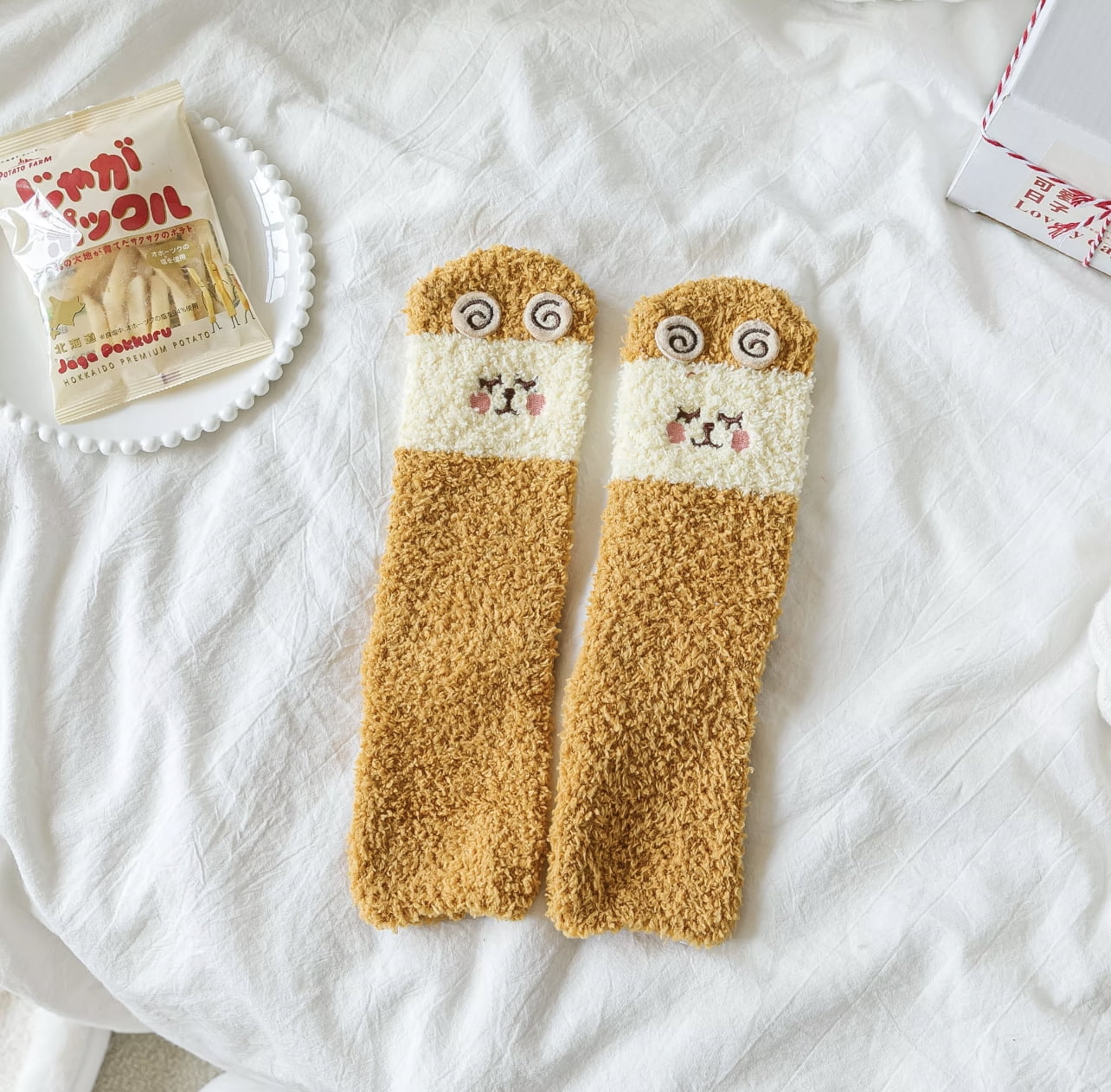 Cartoon Socks,Women Fun Novelty Crew Character Warm, Comfy & Cozy ...