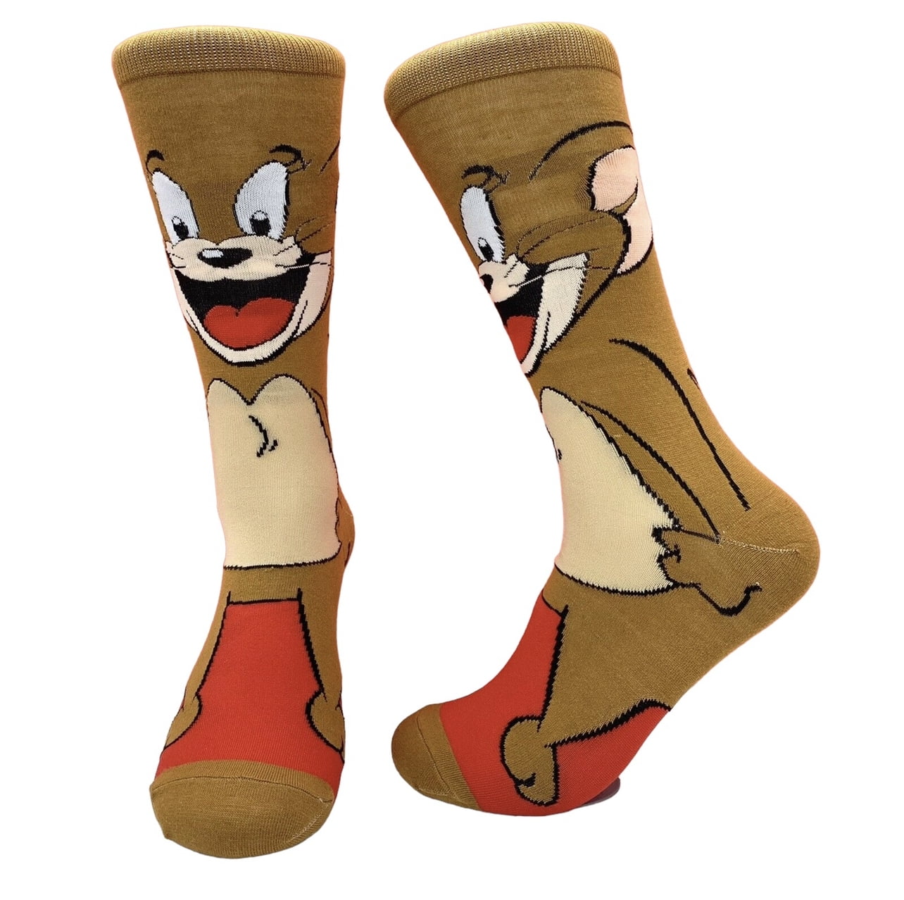 Cartoon Socks, Womens & Mens Fun Novelty Crew Character 360 Degree ...