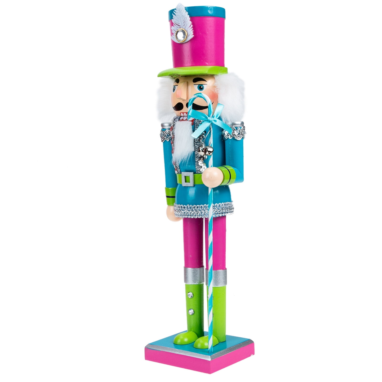 Cartoon Soldier Nutcracker Nutcrackers Christmas Toy Sky-blue - Walmart.com