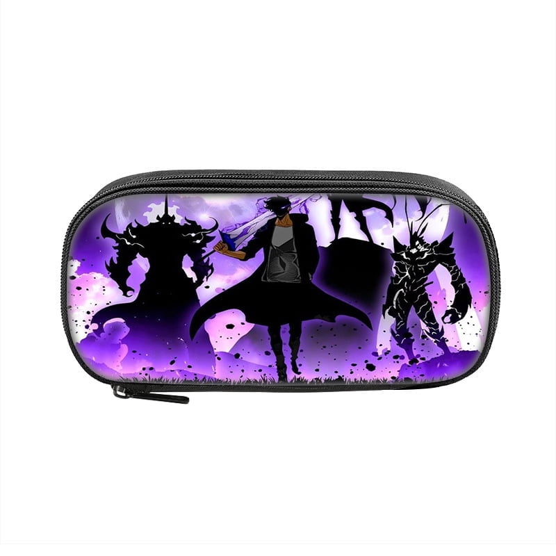 Cartoon Solo Leveling Printed Stationery Bag Pencil Bag Storage Bag ...