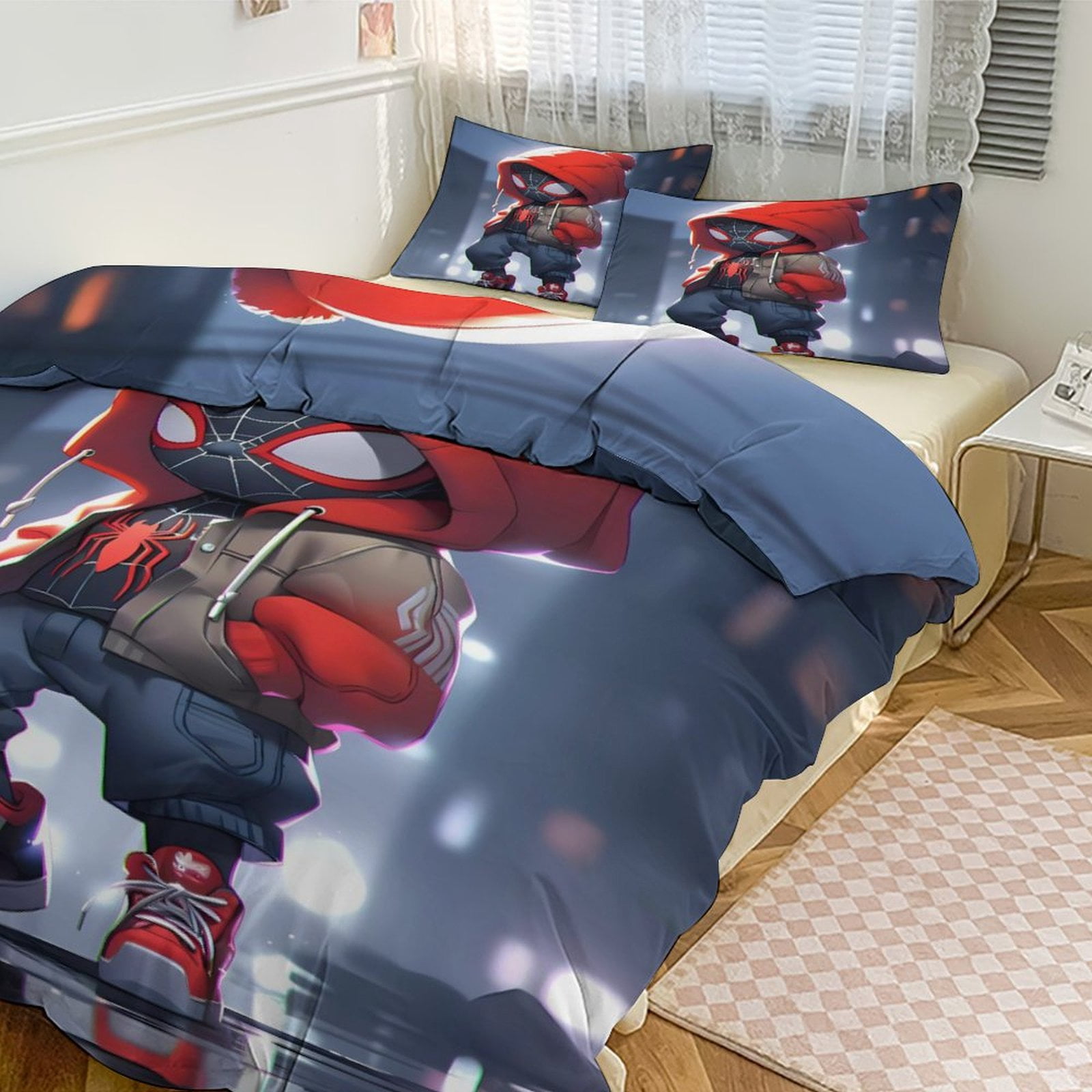 Cartoon Spider-Man 3 Piece Bed Set Warm And Comfortable Bedding Set 79 ...