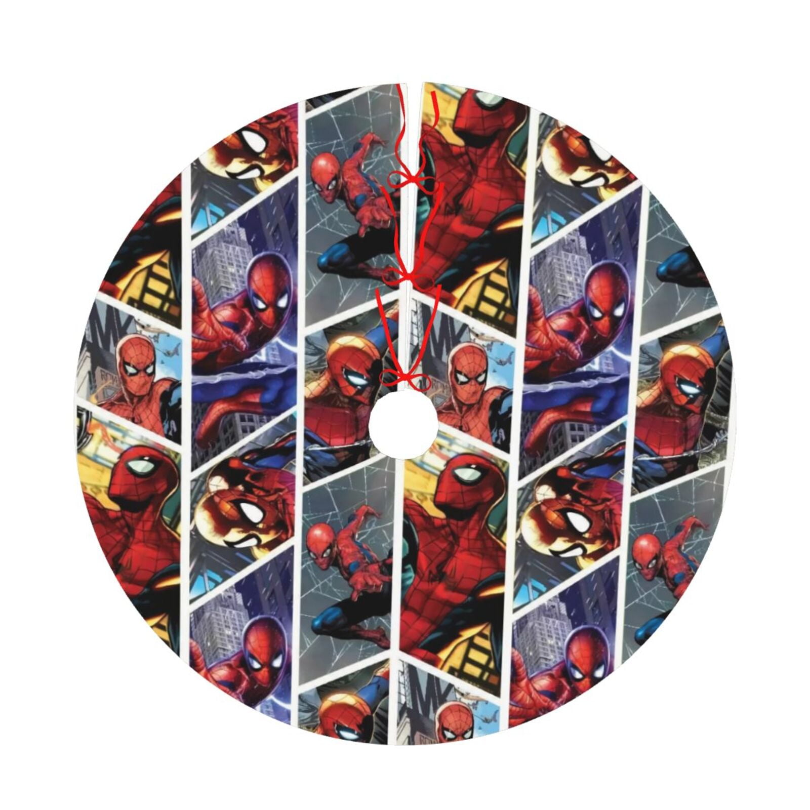 Cartoon Spider-Man 36 Inch Christmas Tree Skirt,Christmas Decorations ...