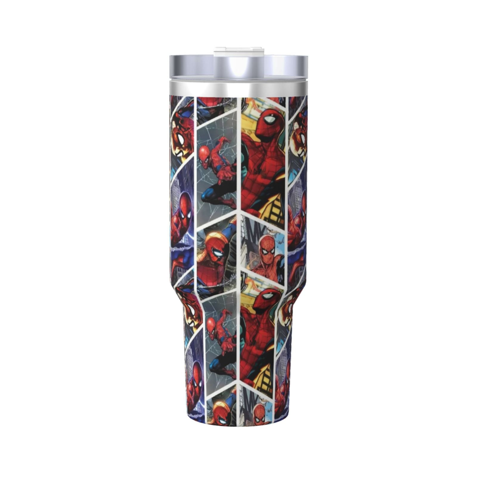 Cartoon Spider-Man 40 oz Tumbler with Handle,Insulated Tumblers with ...