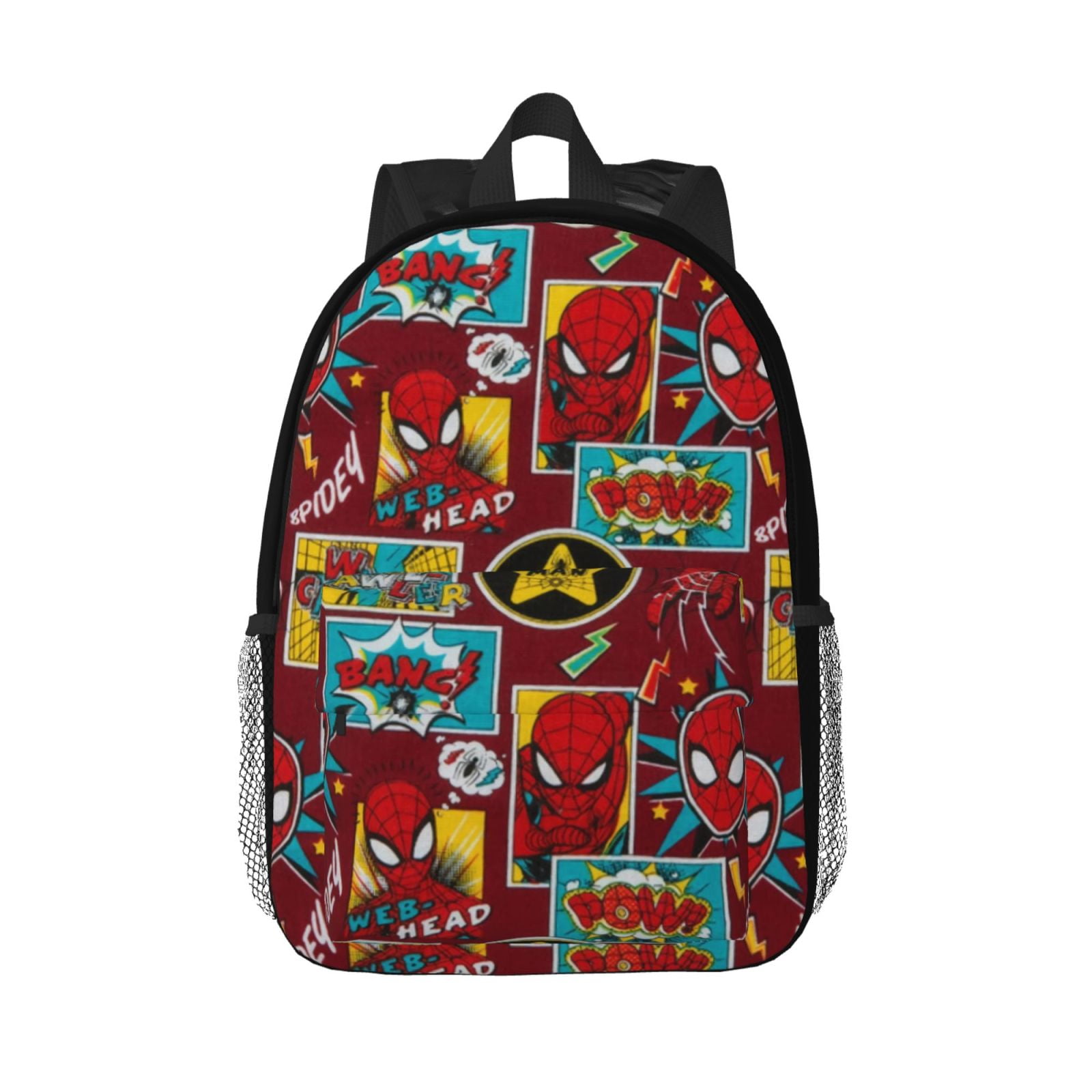 Cartoon Spider-Man Backpack,Classic carry-on travel backpack for men ...