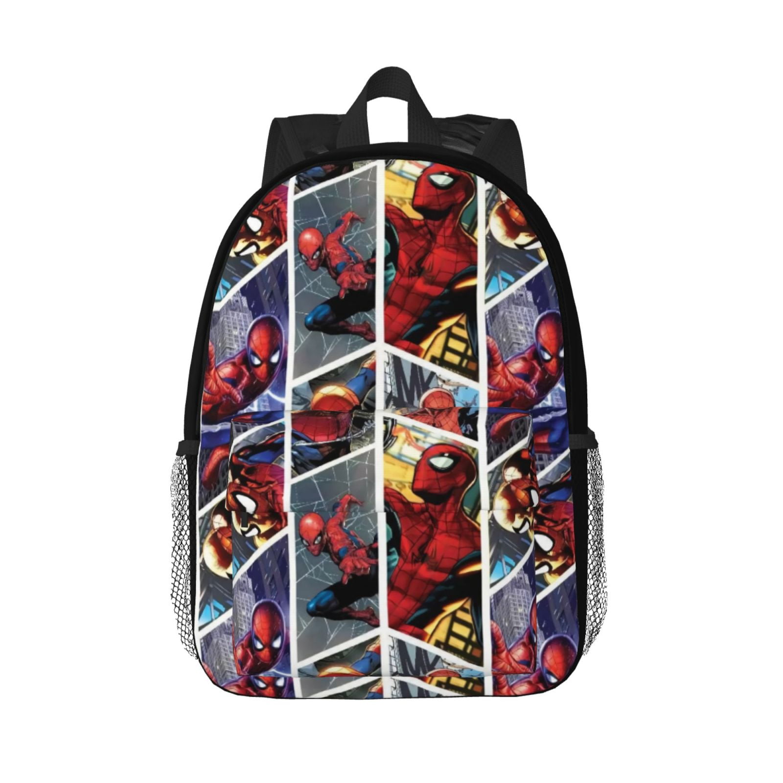 Cartoon Spider-Man Backpacks with Side Pockets-Durable,Lightweight ...