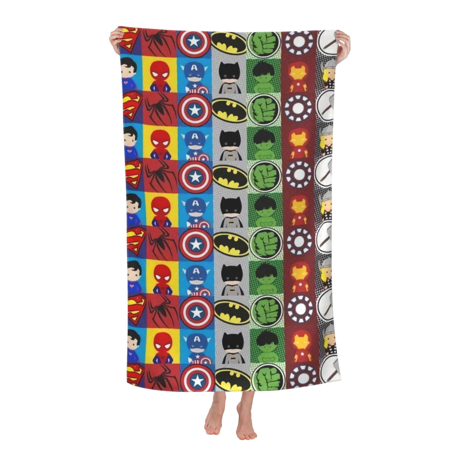 Cartoon Spider-Man Bath Towels for Kids Adults,Cartoon Spider-Man Beach ...
