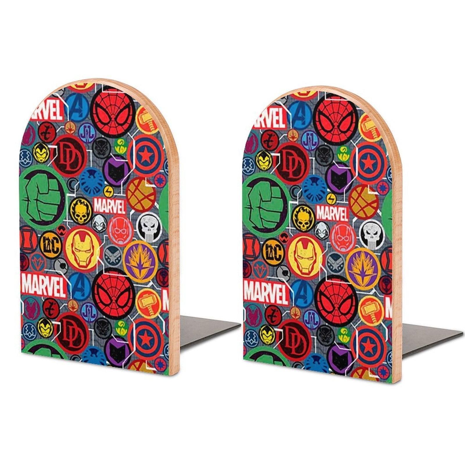 Cartoon Spider-Man Book Ends,BookEnds Supports for Bookrack Desk ...